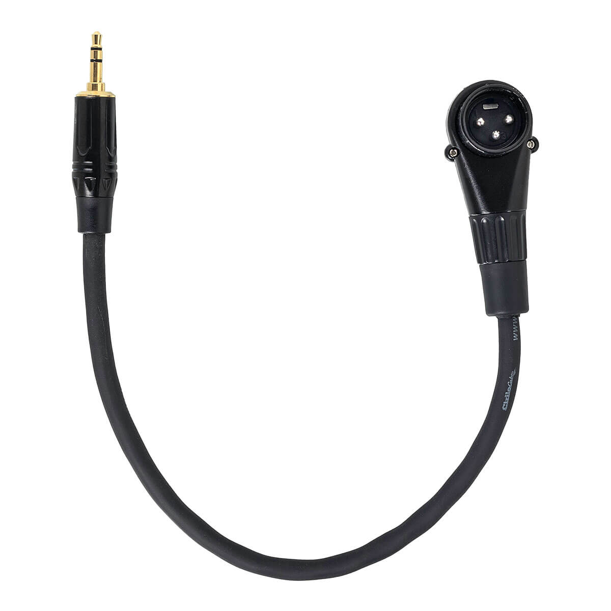 Cabo Adaptador XLR Macho 90º graus para P2 Macho - Cirilo Cabos